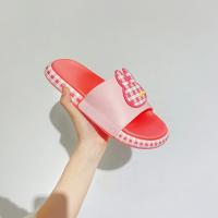 China 2021 New Arrival Woman Summer Beach Slides Slippers Wholesale Ladies bathroom Slippers non-slip open toe Sandals for sale