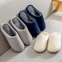 China Winter Women house Indoor Slippers Soft Plush house shoes Non-slip Floor Shoes ladies Bedroom Home Slippers for sale