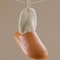 China 2021 Couple Waterproof Lightweight Winter House Slippers Women and Men Warm Furry Slippers house Indoor Outdoor Shoes for sale