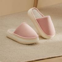 China 2021 Winter New Design Cute Solid Rubber Bacteriostasis Home indoor Slippers Female Thermal Non-slip house Shoes for sale