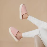 China 2021 Winter New Design Cute Solid Rubber Bacteriostasis Home indoor Slippers Female Thermal Non-slip house Shoes for sale