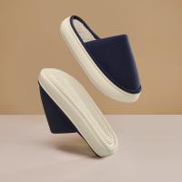 China 2021 Winter New Design Cute Solid Rubber Bacteriostasis Home indoor Slippers Female Thermal Non-slip house Shoes for sale