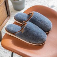 China Wholesale 2021 new high elastic warm inner plush slippers winter fashion unisex indoor non-slip slippers for sale