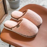 China Wholesale 2021 new high elastic warm inner plush slippers winter fashion unisex indoor non-slip slippers for sale