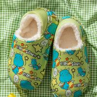 China Wholesale Custom baby EVA Waterproof Upper Cute Cartoon Plush Warm Home Indoor Shoes Winter Children Slippers garden shoes for sale