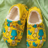 China Wholesale Custom baby EVA Waterproof Upper Cute Cartoon Plush Warm Home Indoor Shoes Winter Children Slippers garden shoes for sale