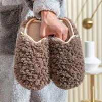 China new design Home Slippers Soft Lightweight house Shoes Breathable Fluffy Plush Slippers For couple custom shoes for sale