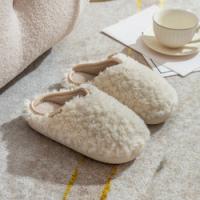 China new design Home Slippers Soft Lightweight house Shoes Breathable Fluffy Plush Slippers For couple custom shoes for sale