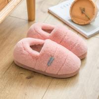China New style wholesale warm winter large size home house slippers shoes with thick non-slip soles for women and men for sale