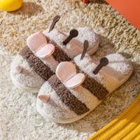 China couple animal slippers wholesale new arrival high quality cute house indoor slipper female winter keep warm slides slippers for sale