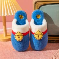 China Ladies Cute Cozy Flat Shoes Plush Fur Customized Slip On Memory Foam Flat Shoes for sale