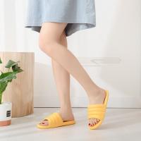 China Wholesale summer solid color sandals for lovers indoor home bathing hotel non-slip shock-absorbing slippers for sale