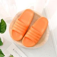 China Wholesale summer solid color sandals for lovers indoor home bathing hotel non-slip shock-absorbing slippers for sale