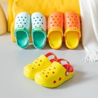 China 2021 new children's hole shoes non-slip boys and girls sandals summer indoor kids home wear-resistant slippers for sale
