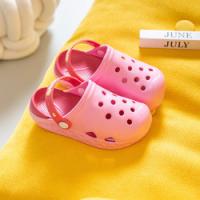 China 2021 new children's hole shoes non-slip boys and girls sandals summer indoor kids home wear-resistant slippers for sale
