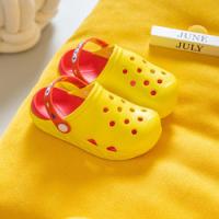 China 2021 new children's hole shoes non-slip boys and girls sandals summer indoor kids home wear-resistant slippers for sale