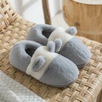 China Wholesale new style winter imitation rabbit fur home bag heel slippers ladies thick-soled cute plush indoor house shoes for sale