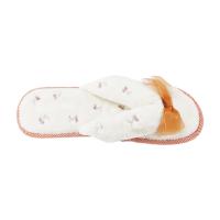 China 2020 women house Indoor Slippers Ladies Warm spring lovely Faux Fur flip flops custom flip flops for sale