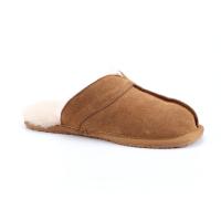 China Womens Leather Warm Comfy Winter Slippers Fluffy Breathable house Indoor wool Slippers for sale