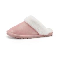China New Design Winter Sequin wool Slippers Pink Bling Bling Ladies house Indoor Slippers for sale