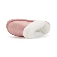 China New Design Winter Sequin wool Slippers Pink Bling Bling Ladies house Indoor Slippers for sale
