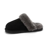 China women Winter Real Wool Classical Style New Fashion fluffy Warm Slippers luxury fur slippers for sale