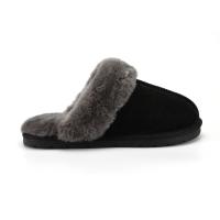 China women Winter Real Wool Classical Style New Fashion fluffy Warm Slippers luxury fur slippers for sale