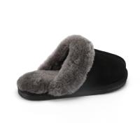China women Winter Real Wool Classical Style New Fashion fluffy Warm Slippers luxury fur slippers for sale