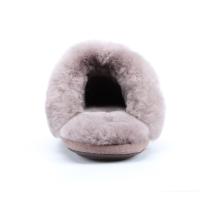 China Women Home Flat Warm wool Shoes ladies Soft house Indoor Female Genuine leather Winter Slippers for sale