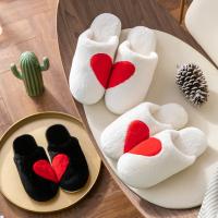 China 2021 new rabbit plush women slipper winter couple indoor thick-soled household cute pattern warm shoes female fur slippers for sale