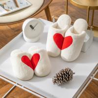 China 2021 new rabbit plush women slipper winter couple indoor thick-soled household cute pattern warm shoes female fur slippers for sale