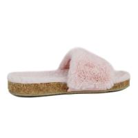 China comfortable non-slip faux fur home indoor  winter fluffy slippers for women for sale