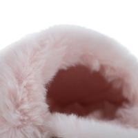 China comfortable non-slip faux fur home indoor  winter fluffy slippers for women for sale