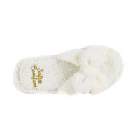 China women autumn winter  fluzze non-slip flat sole butterfly slippers  ladies Faux Fur  house shoes for sale