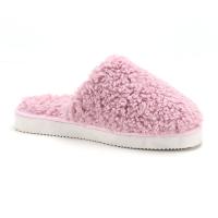 China Women Winter Shoes House indoor Slipper Plush ladies Warm pink Fluffy slippers for sale