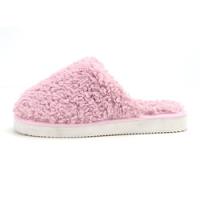 China Women Winter Shoes House indoor Slipper Plush ladies Warm pink Fluffy slippers for sale