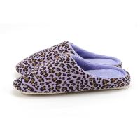 China Leopard grain Slippers Women Winter New Warm Shoes Plush Soft house Indoor Anti-slip Floor Slippers for sale