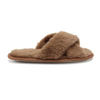 China Women Faux Fur Slippers Warm open toe House indoor Slippers Home Slippers for Girls for sale
