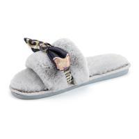 China High Quality New winter Plush Slippers Fashion Open Toe Casual house shoes Women home Slippers for sale