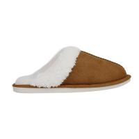 China Classic women men winter indoor home slippers suede sherpa slippers sheepskin slippers house shoes for sale