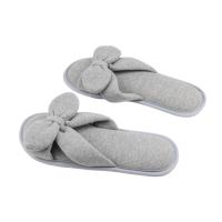 China Lovely Grey Women Casual Flat Shoes Autumn Winter  Soft Indoor for sale