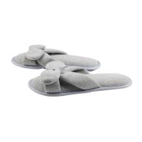China Lovely Grey Women Casual Flat Shoes Autumn Winter  Soft Indoor for sale