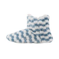 China women Comfy faux fur Warm grid Winter home Boots soft house indoor slippers for sale