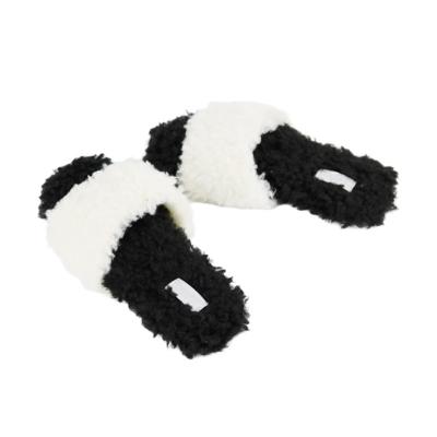 China faux fur Home Slippers Women Fur Slippers Woman Winter Indoor Slippers for sale