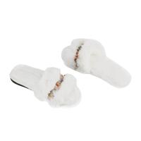 China Women Shoes Women faux Fur Slippers  Home Slipper Lady Casual Flat Slipper  Platform Plush for sale