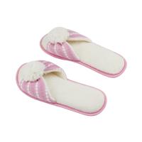 China autumn and winter women pink fluffy fur house indoor slides  slippers lovely open toe house shoes for sale