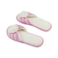 China autumn and winter women pink fluffy fur house indoor slides  slippers lovely open toe house shoes for sale