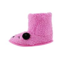 China Lovely Soft Plush faux fur  Washable Home boots children house Indoor Slippers for sale