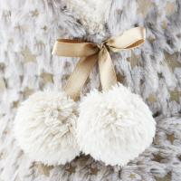 China lovely star Slippers Plush Warm Home Boots Women Winter House Indoor Slippers for sale