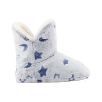 China women house indoor non-slip slippers winter thick warm plush home boots for sale